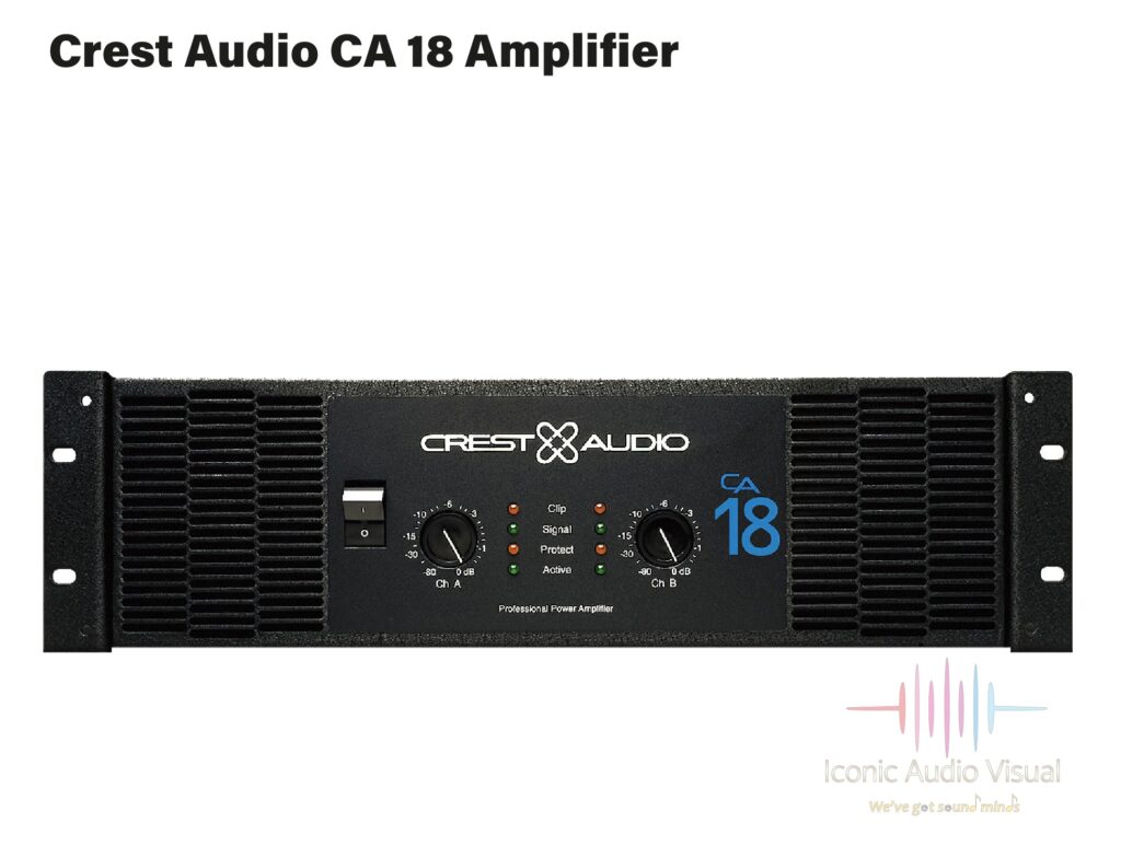 Crest Audio Series CA18 Power Amplifier – Iconic Audio Visual