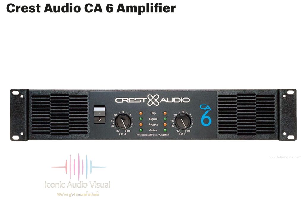 Crest Audio Series CA6 Power Amplifier – Iconic Audio Visual